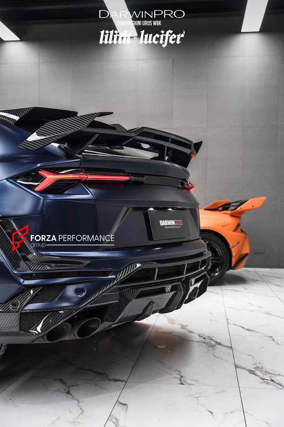 AUTHENTIC DARWINPRO DRY CARBON BODY KIT FOR LAMBORGHINI URUS 2018 ...