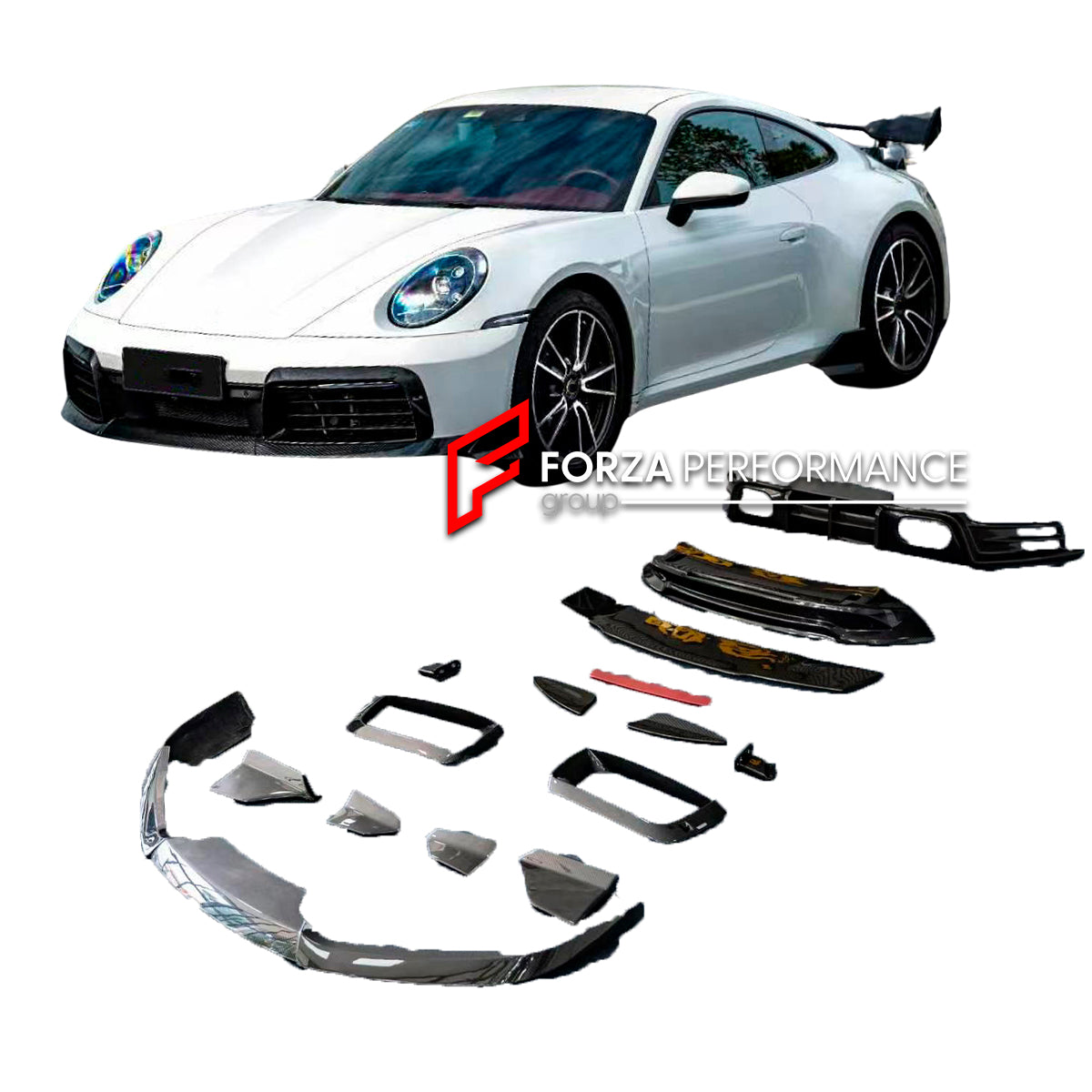 DRY CARBON BODY KIT for PORSCHE 911 992.1 CARRERA S 2019 - 2025