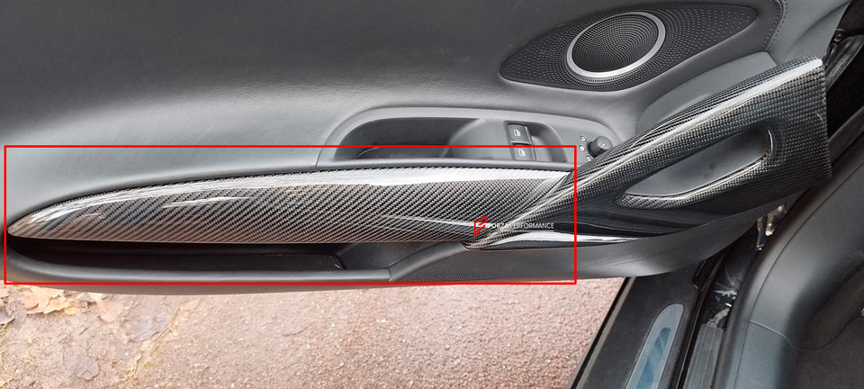 DRY CARBON DOOR HANDLE COVER for AUDI R8 V8 V10 2007 - 2012