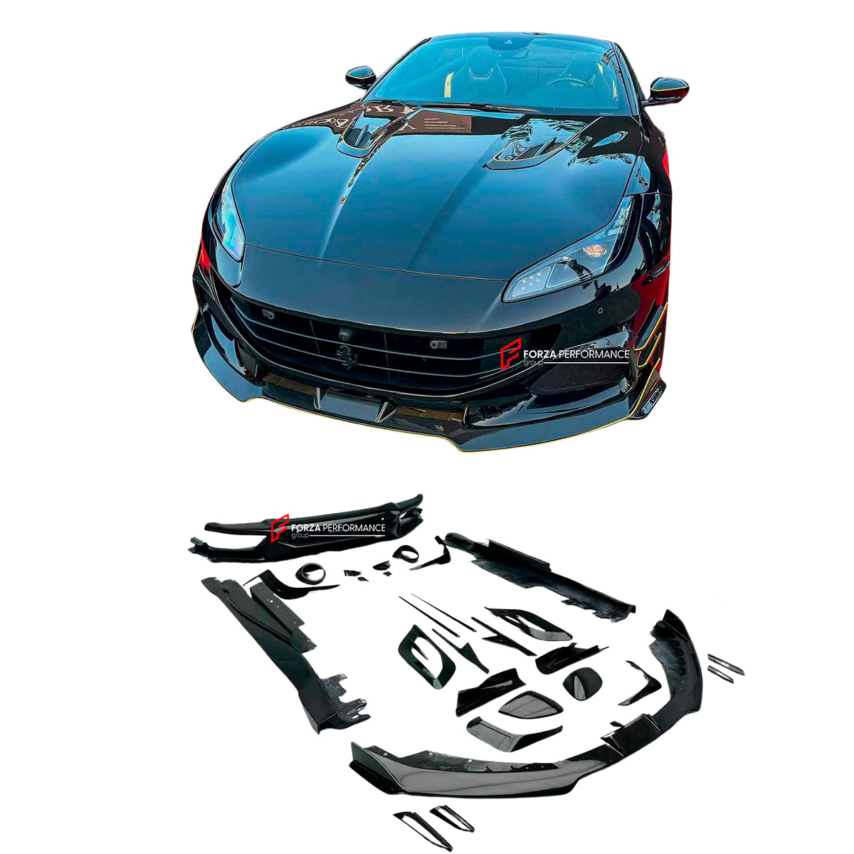 DRY CARBON FIBER BODY KIT for FERRARI PORTOFINO 2017 - 2021 custom fit ...