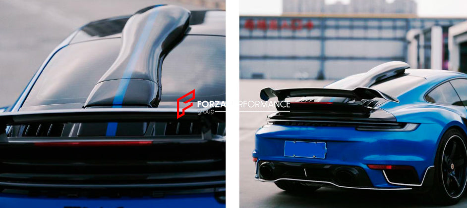 DRY CARBON FIBER F1 ROOF AIR INTAKE SPOILER for PORSCHE 911 992.1 TURBO ...