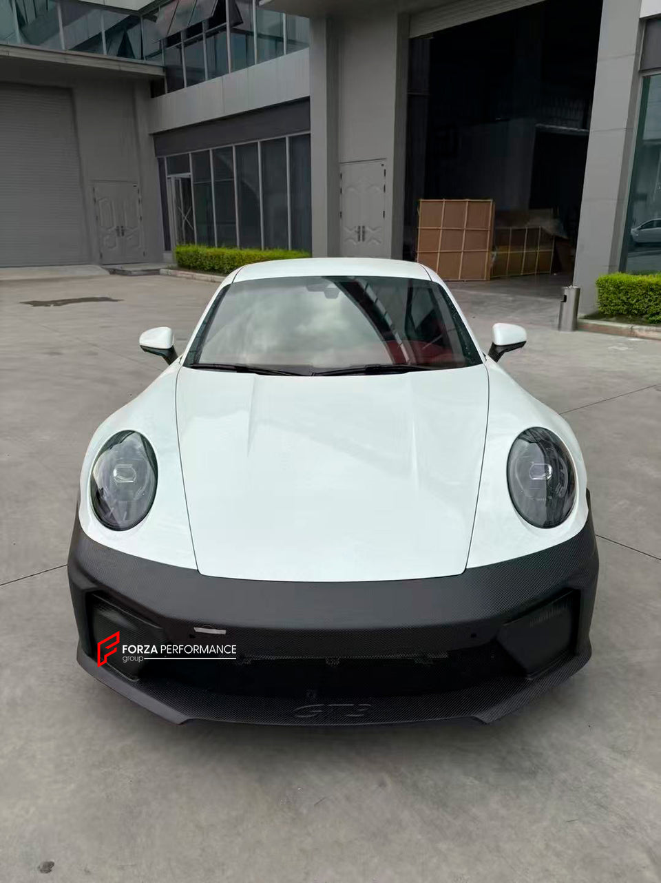CONVERSION UPGRADE CARBON FRONT BUMPER for PORSCHE 911 992.2 CARRERA 2