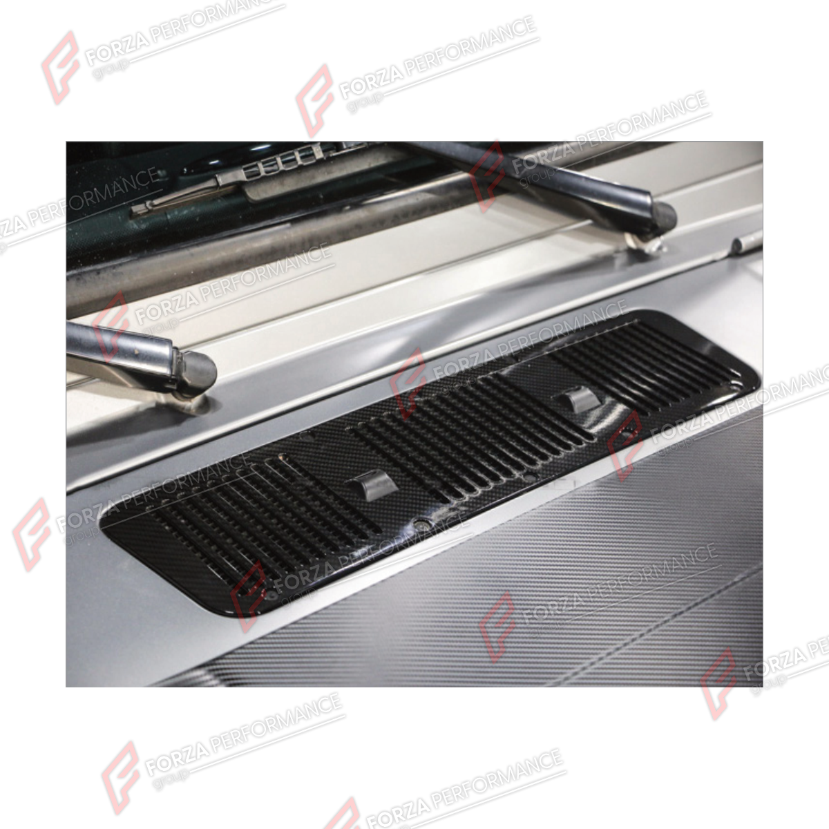 DRY CARBON HOOD BONNET AIR VENTS for MERCEDES-BENZ G-CLASS W463 2008 - 2018