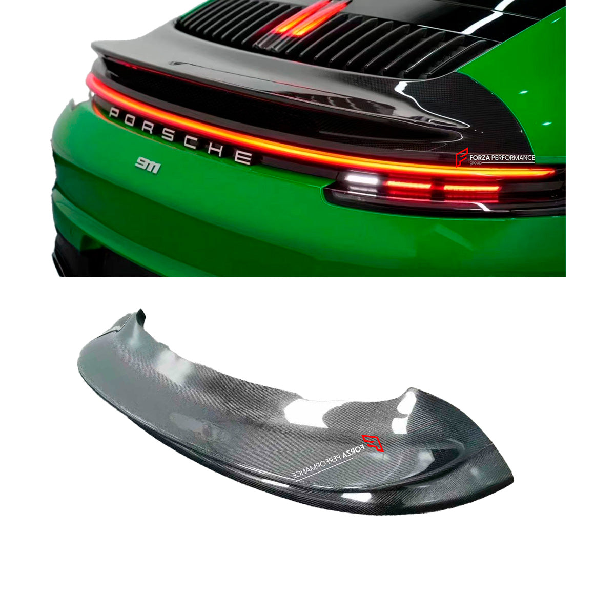 UPGRADE DRY CARBON REAR SPOILER DUCK TAIL for PORSCHE 911 992.1 CARRER ...