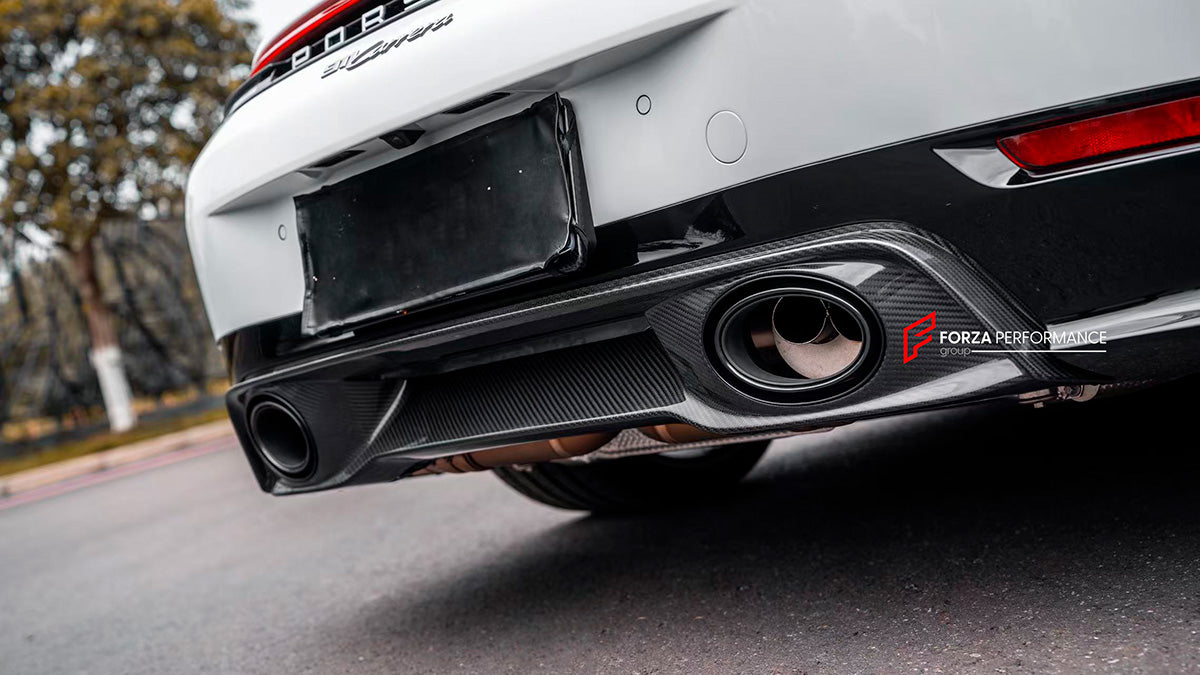 DRY CARBON REPLACEMENT REAR DIFFUSER for PORSCHE 911 992.2 CARRERA T S