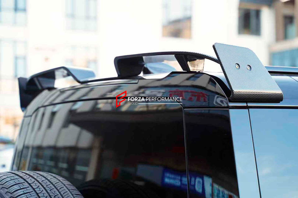 DRY CARBON ROOF SPOILER WING for LAND ROVER DEFENDER L663 2019+ custom ...