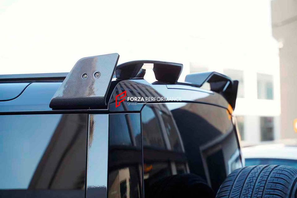 DRY CARBON ROOF SPOILER WING for LAND ROVER DEFENDER L663 2019+ custom ...