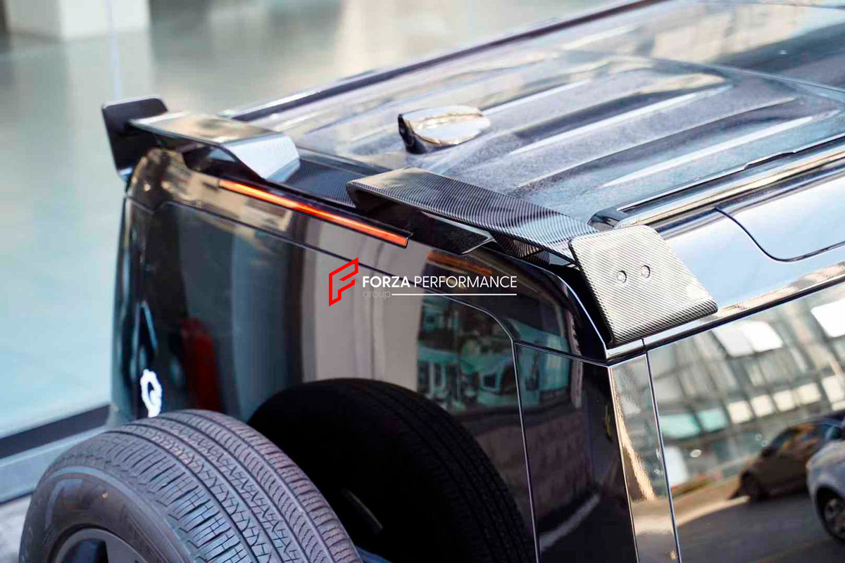 DRY CARBON ROOF SPOILER WING for LAND ROVER DEFENDER L663 2019+ custom ...