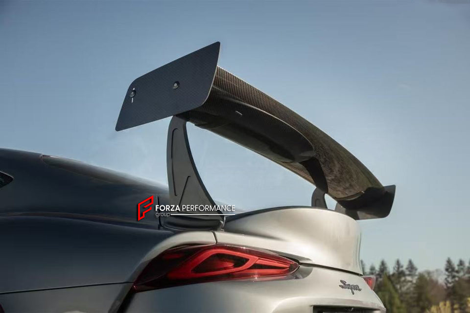 DRY CARBON TIME ATTACK REAR WING SPOILER for TOYOTA SUPRA A90 2018 ...