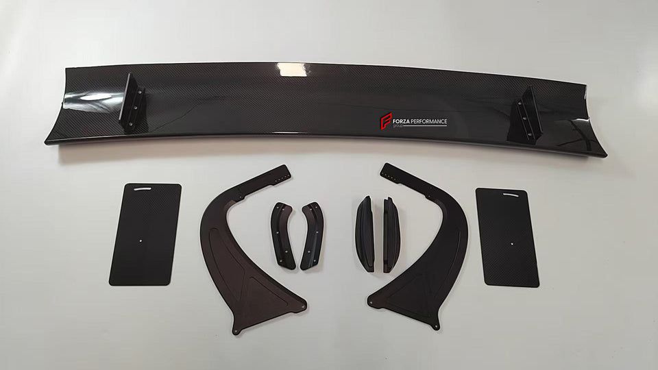 DRY CARBON TIME ATTACK REAR WING SPOILER for TOYOTA SUPRA A90 2018 ...