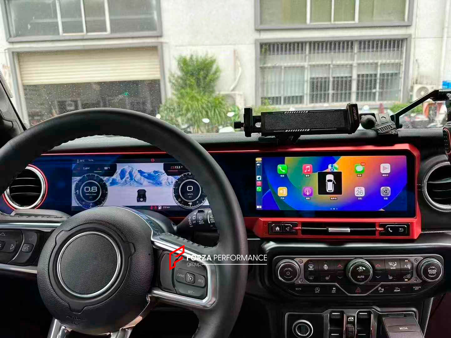 10.9"/10.9" DOUBLE SCREEN DASHBOARD for JEEP WRANGLER JL 2018 - 2024