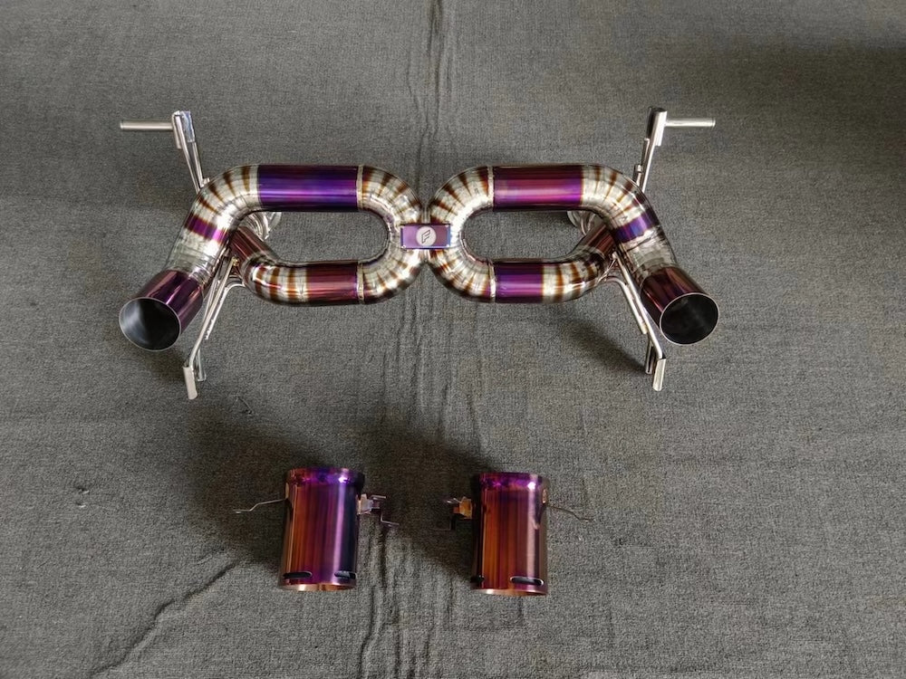 EXHAUST CATBACK X PIPE for LAMBORGHINI HURACAN STO / HURACAN PERFORMAN ...