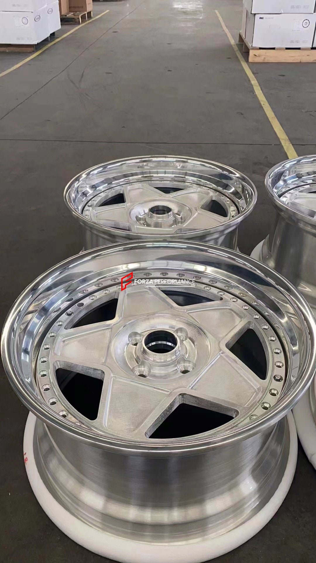 FORZA PERFORMANCE 2-PIECE FORGED WHEELS RIMS FOR FERRARI F40 custom fit ...