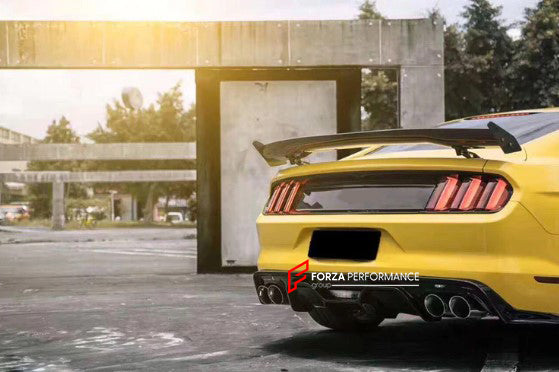 CARBON FIBER REAR DIFFUSER FOR FORD MUSTANG S550.1 2015-2017 V2 – Forza ...