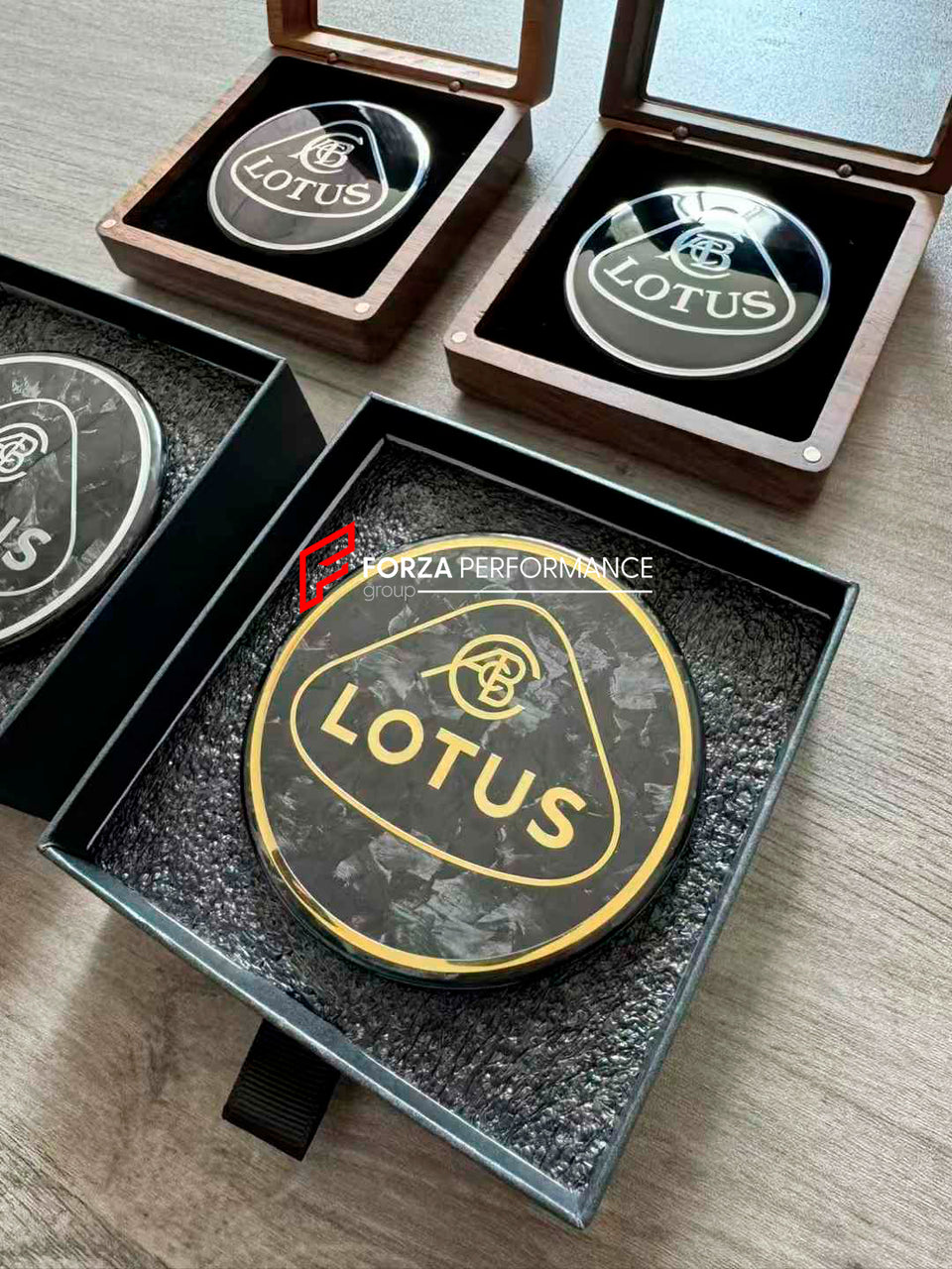 FORGED CARBON HOOD EMBLEM LOGO for LOTUS EMIRA | ELETRE