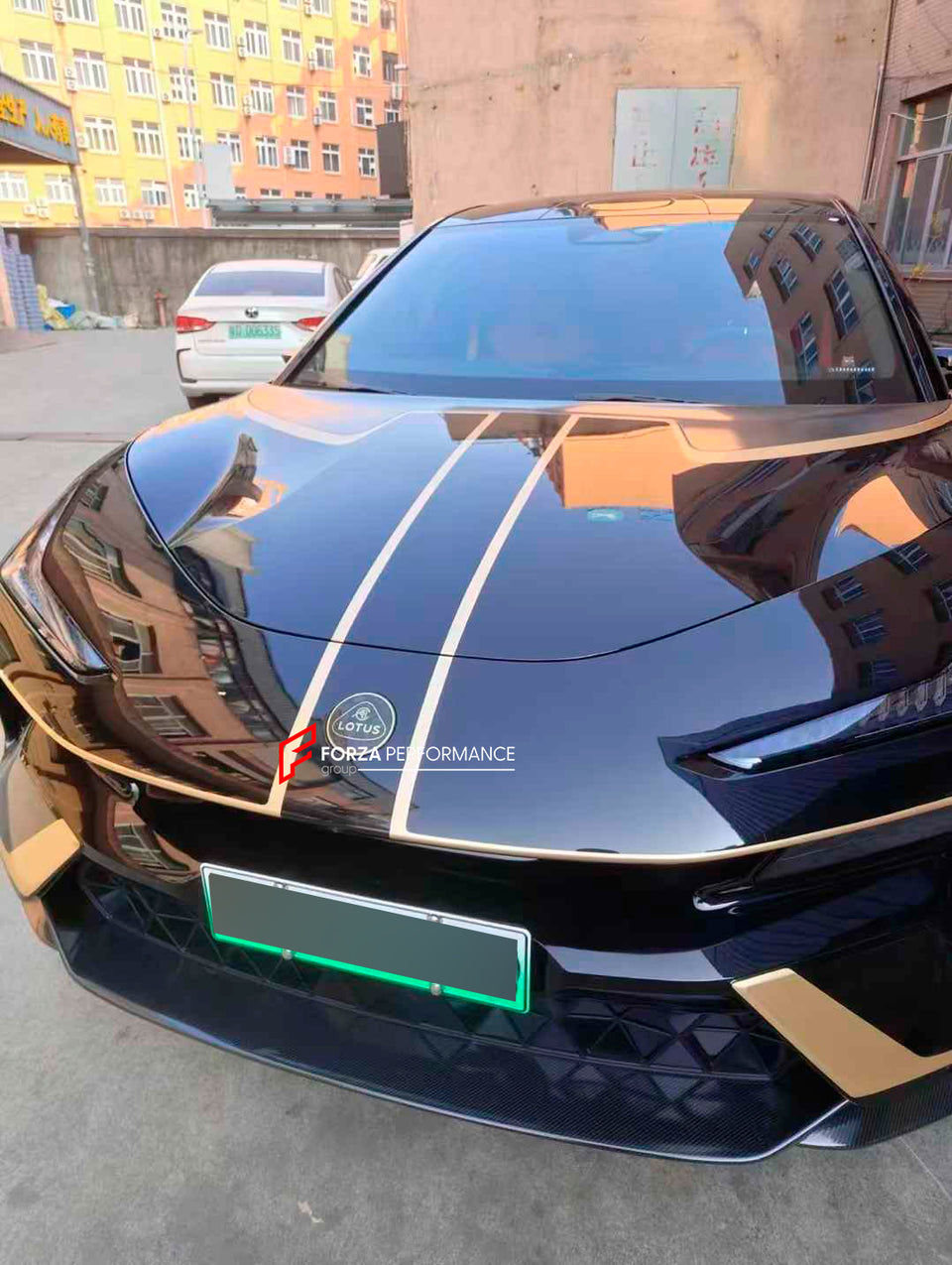 FORGED CARBON HOOD EMBLEM LOGO for LOTUS EMIRA | ELETRE