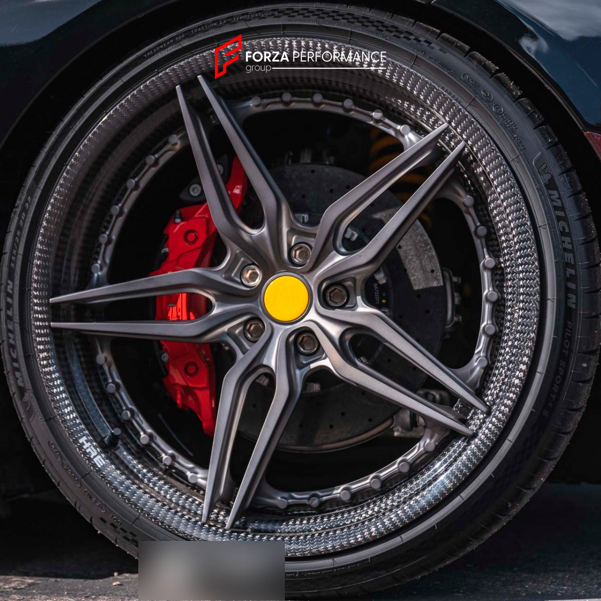 FORGED WHEELS FOR FERRARI 488 PISTA custom fit AFTERMARKET 3 PIECES ...