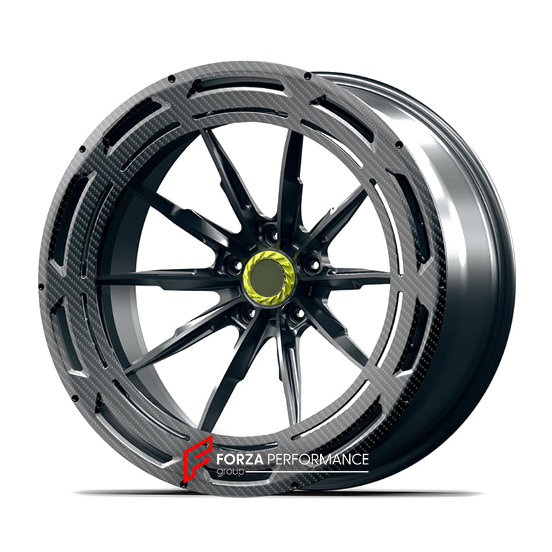 FORGED WHEELS WITH AERODISC AERO RING ADT-2 for TESLA