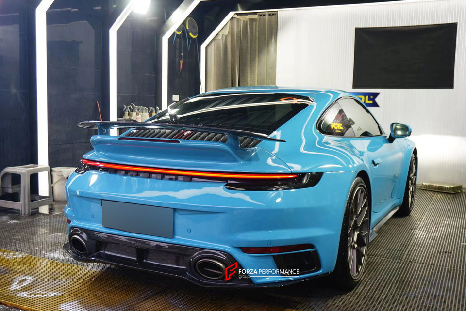 CARBON REAR SPOILER for PORSCHE 911 992.1 TURBO TURBO S 2019 - 2025