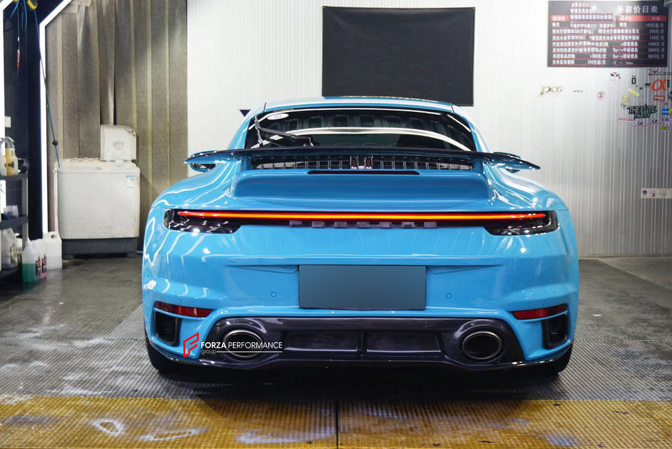 CARBON REAR SPOILER for PORSCHE 911 992.1 TURBO TURBO S 2019 - 2025