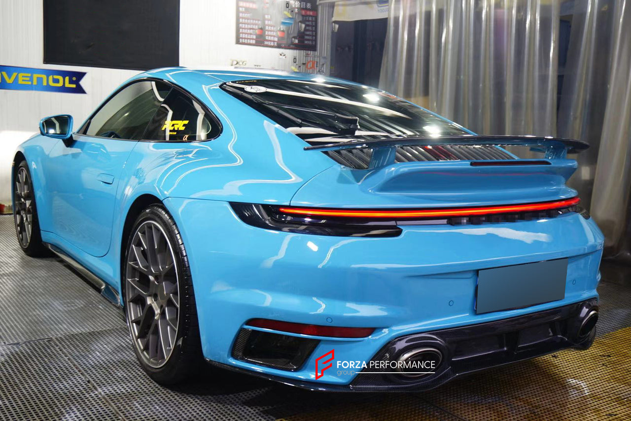 CARBON REAR SPOILER for PORSCHE 911 992.1 TURBO TURBO S 2019 - 2025