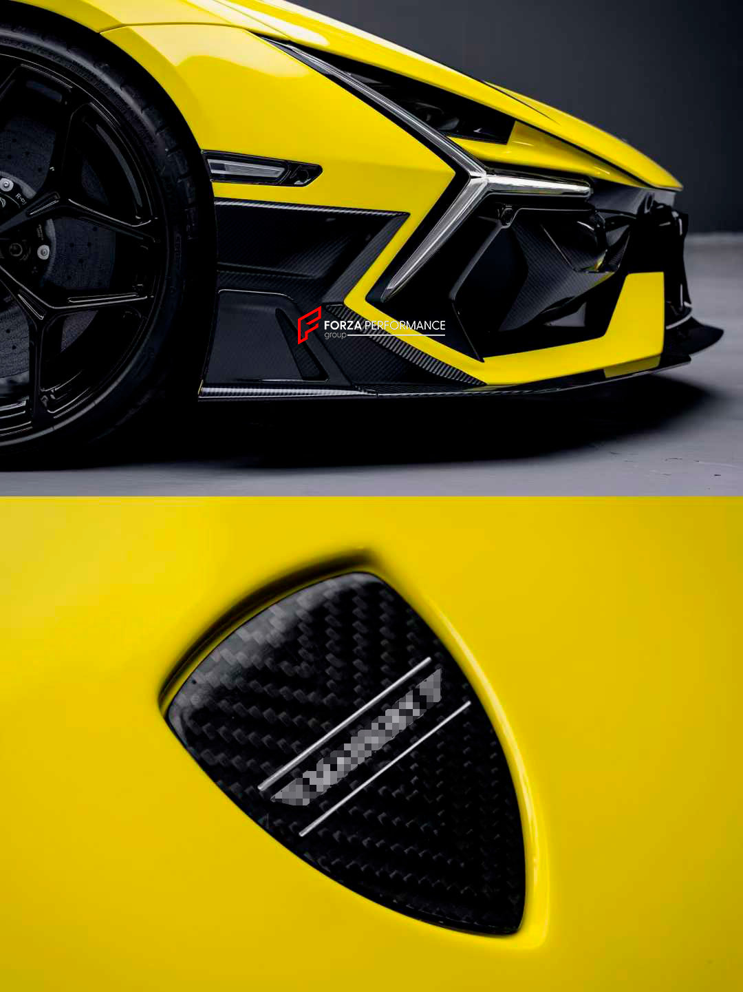 FORZA PERFORMANCE FORGED CARBON BODY KIT for LAMBORGHINI REVUELTO 2023 ...