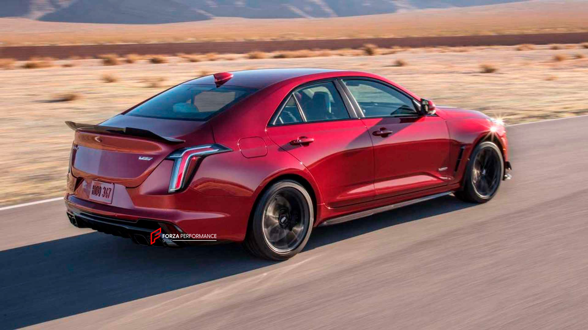 FRONT BUMPER REAR DIFFUSER for CADILLAC CT4 2020+ CT4 BLACK WING STYLE – Forza Performance Group