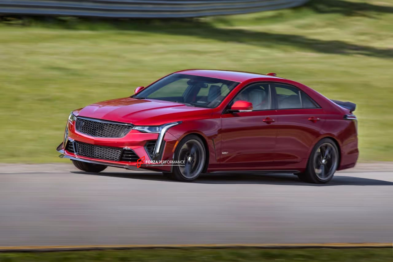 FRONT BUMPER REAR DIFFUSER for CADILLAC CT4 2020+ CT4 BLACK WING STYLE ...