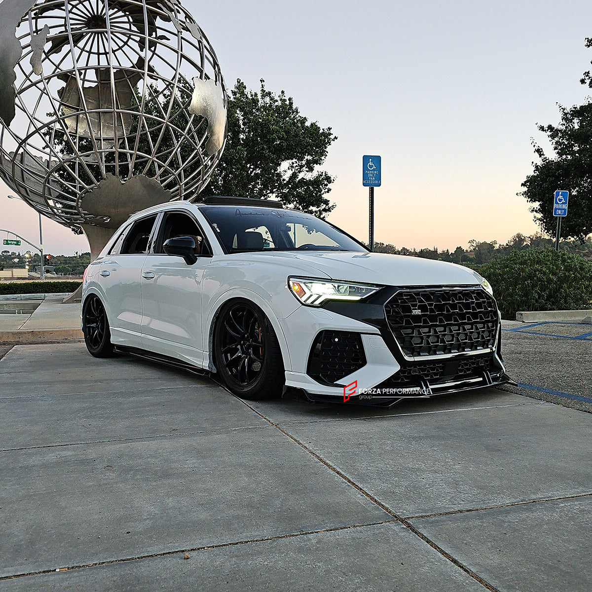 FRONT LIP for AUDI Q3 2019+ UPGRADE to RSQ3