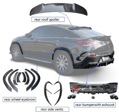 FORZA PERFORMANCE CARBON BODY KIT FOR MERCEDES BENZ GLE COUPE C167 ...