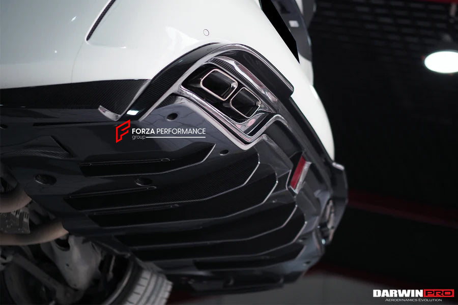 IMP DARWINPRO CARBON REAR DIFFUSER with CAPS for MERCEDES BENZ C CLASS