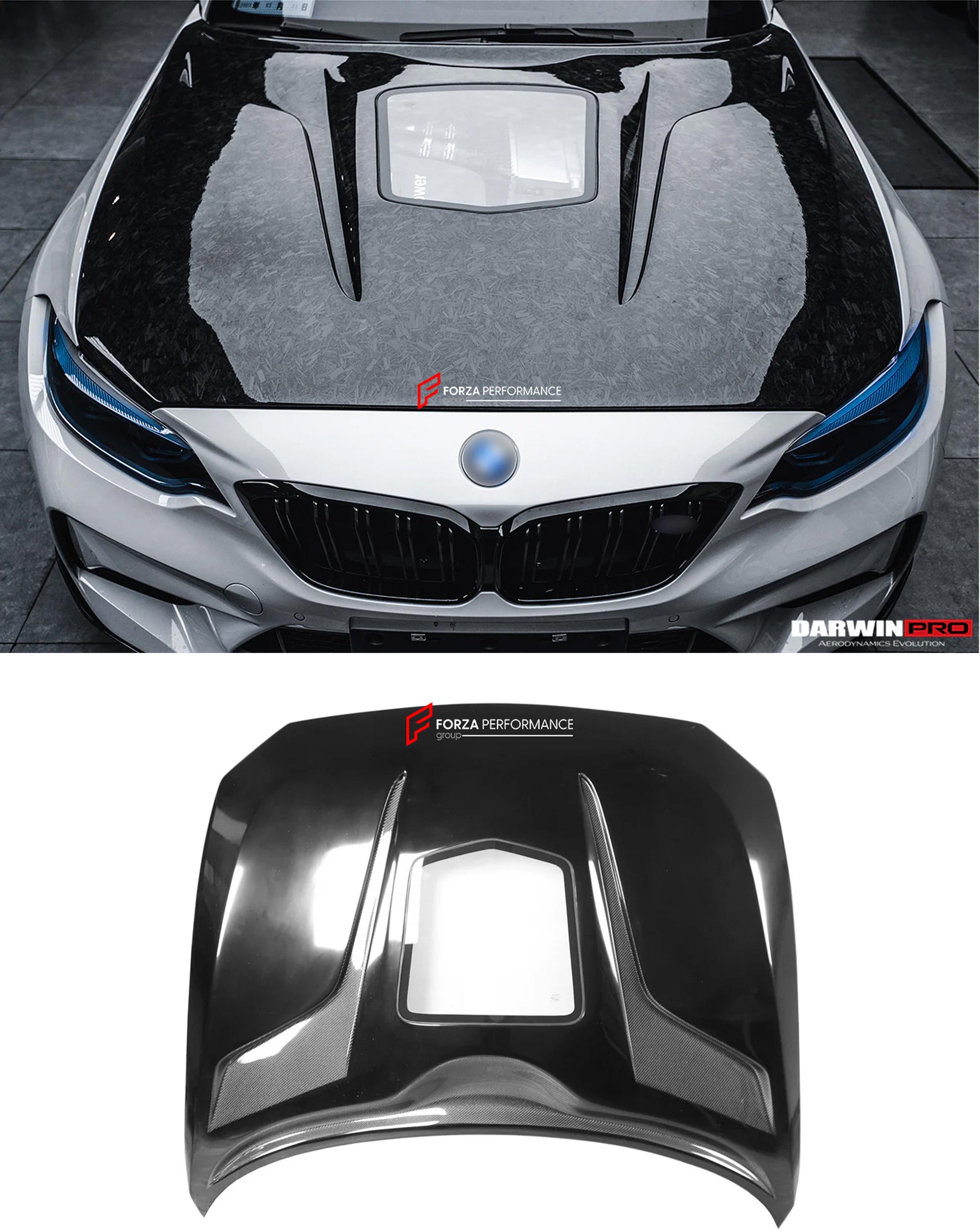 IMP PERFOMANCE CARBON FIBER HOOD BONNET for BMW M2 M2C F87 2014 - 2019