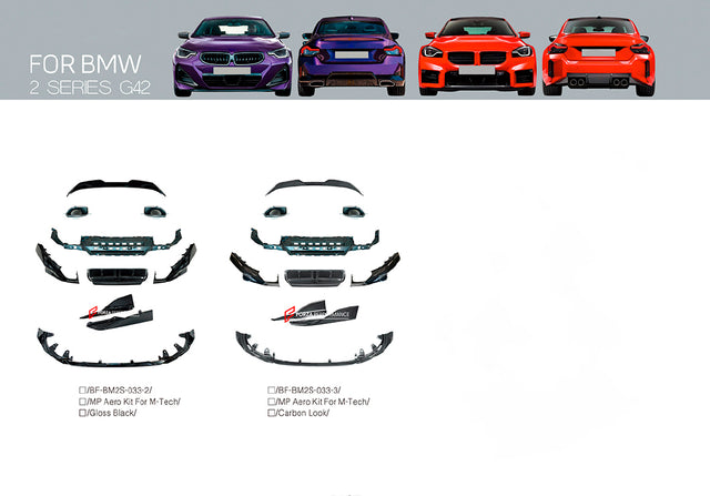M PERFORMANCE AERO BODY KIT for BMW 2-SERIES G42