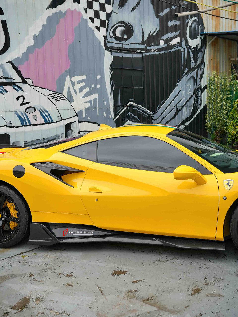 FORZA PERFORMANCE GROUP DRY CARBON BODY KIT for FERRARI F8 custom fit ...