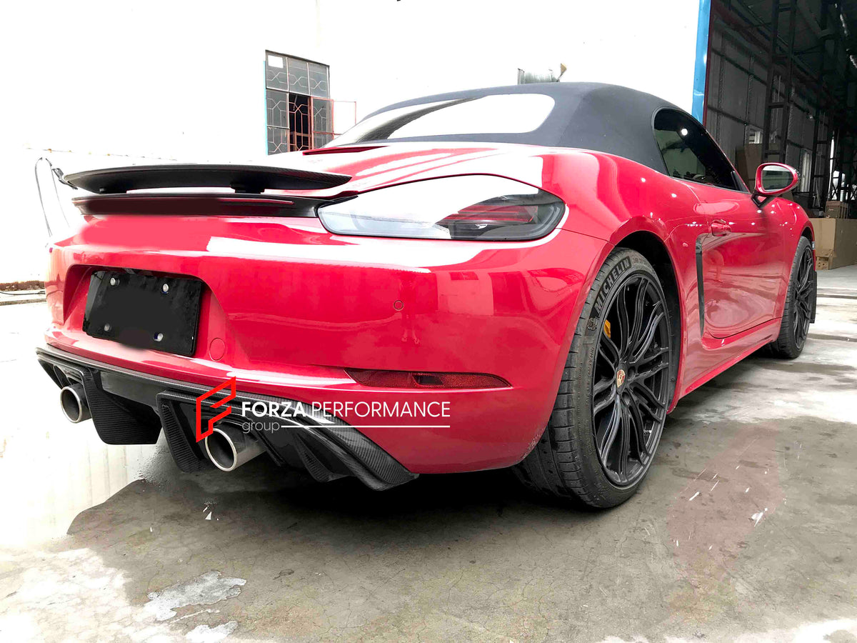 CONVERSION UPGRADE CARBON BODY KIT for PORSCHE CAYMAN 718 982 2016+ up ...