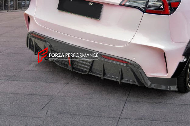 Carbon Fiber Rear Diffuser for Tesla Model Y – Forza Performance Group