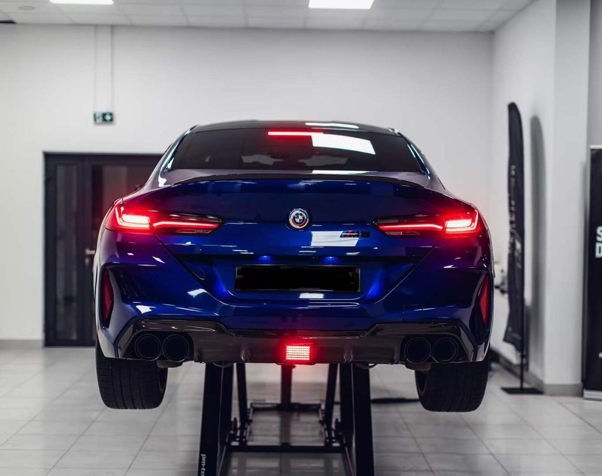 Rear Diffuser with LED Brakes DRL for BMW M8 – Forza Performance Group