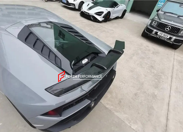 DRY CARBON REAR SPOILER WING FOR LAMBORGHINI HURACAN 610LP EVO – Forza ...