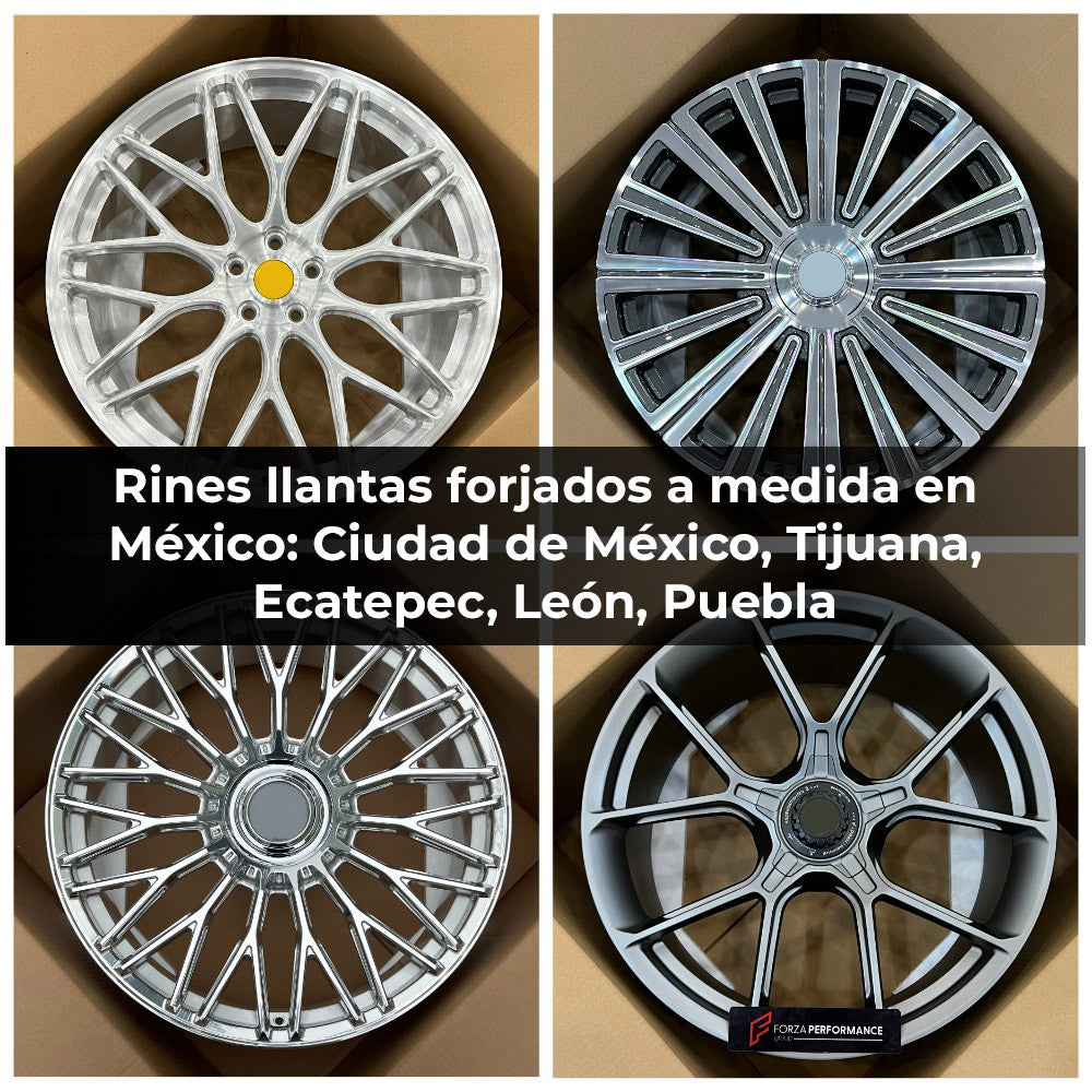 RINES LLANTAS FORJADOS A MEDIDA EN MÉXICO: CIUDAD DE MÉXICO, TIJUANA,