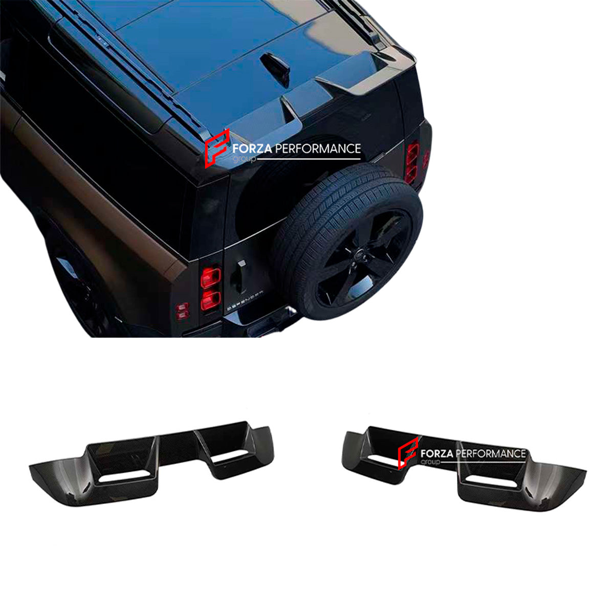 ROOF SPOILER WING for LAND ROVER DEFENDER L663 2020+ – Forza ...