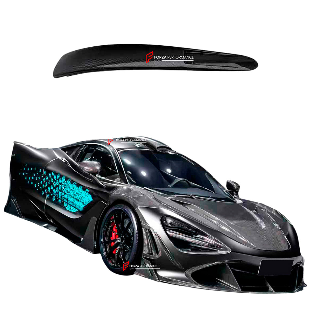 ROOF AIR VENT SCOOP for MCLAREN 720S 2017 - 2023
