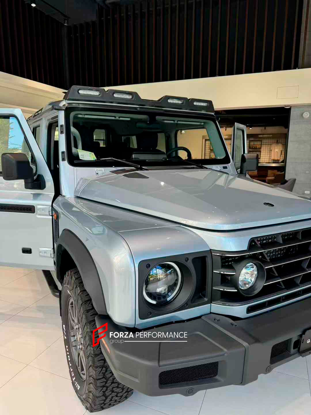 CARBON ROOF LIGHT BAR and REAR SPOILER for INEOS GRENADIER GM 2022 ...