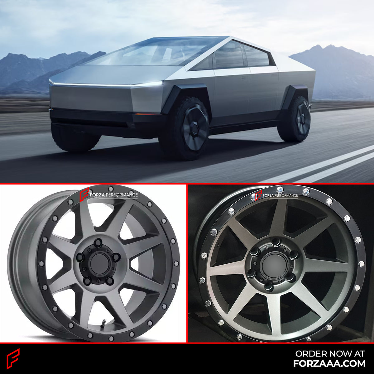 ICON REBOUND STYLE FORGED WHEELS RIMS for TESLA CYBERTRUCK – Forza ...
