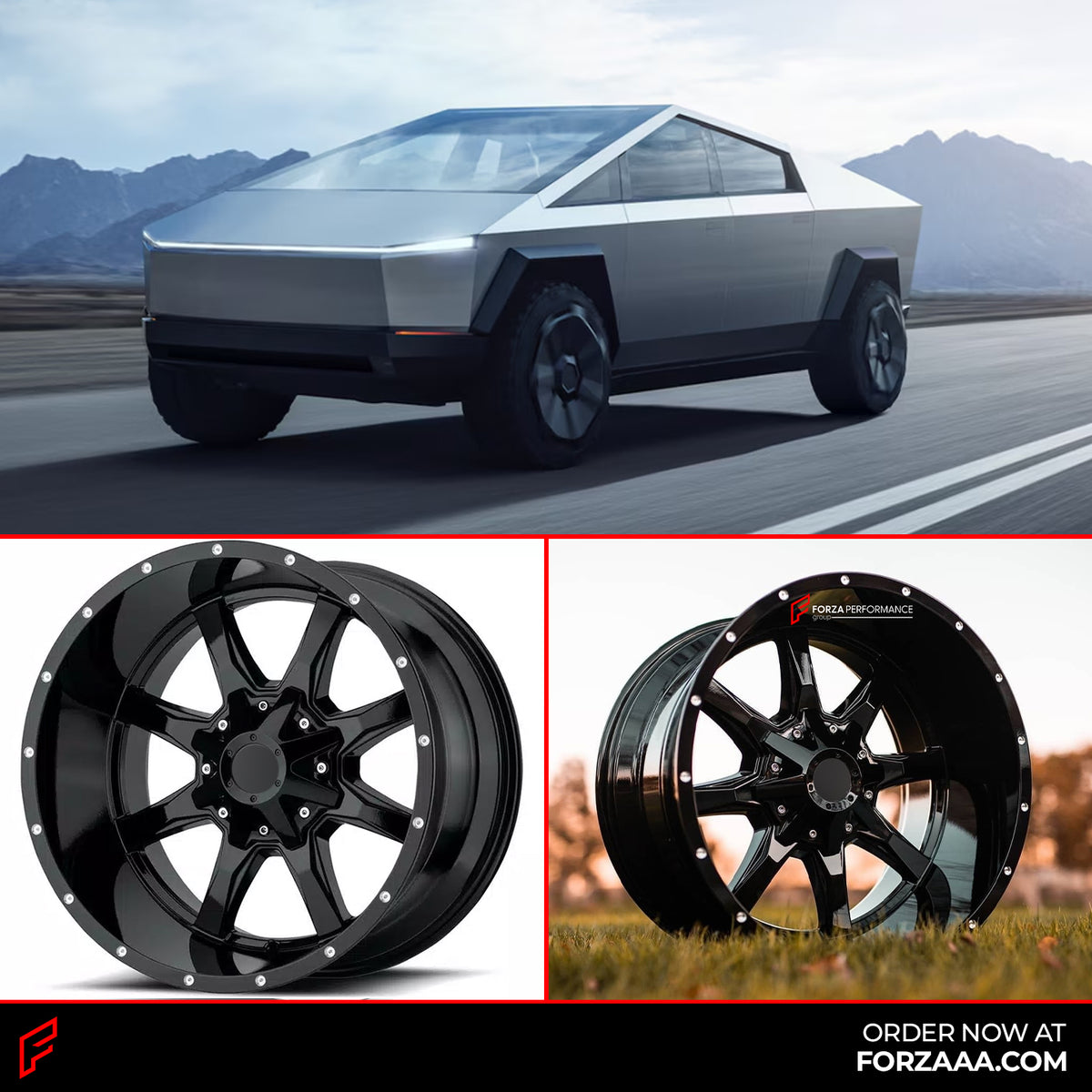 MOTO METAL MO970 STYLE FORGED WHEELS RIMS for TESLA CYBERTRUCK – Forza ...