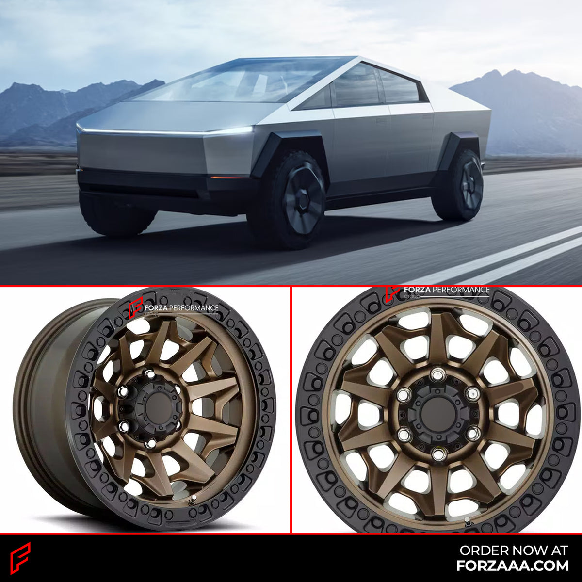 FUEL COVERT STYLE FORGED WHEELS RIMS for TESLA CYBERTRUCK – Forza ...
