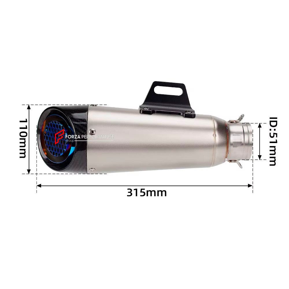 TITANIUM MOTORCYCLE EXHAUST SYSTEM for TRIUMPH TRIDENT 660 2020+ custom ...