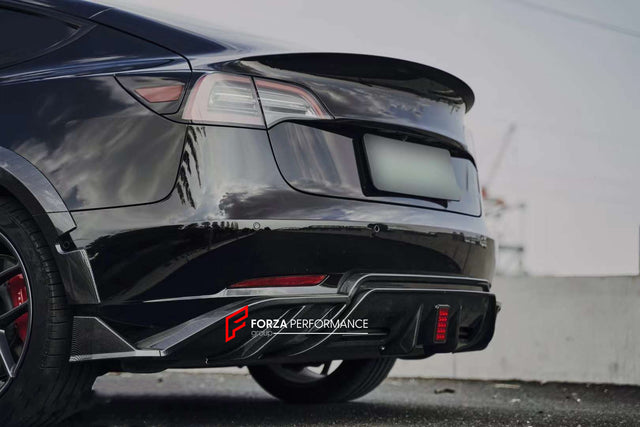 WIDE CARBON BODY KIT FOR TESLA MODEL 3 2016+