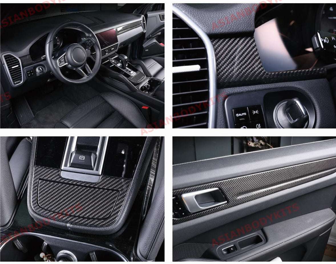 Carbon Interior Trim Kit for Porsche Cayenne Coupe 9Y 2019-2023 – Forza ...