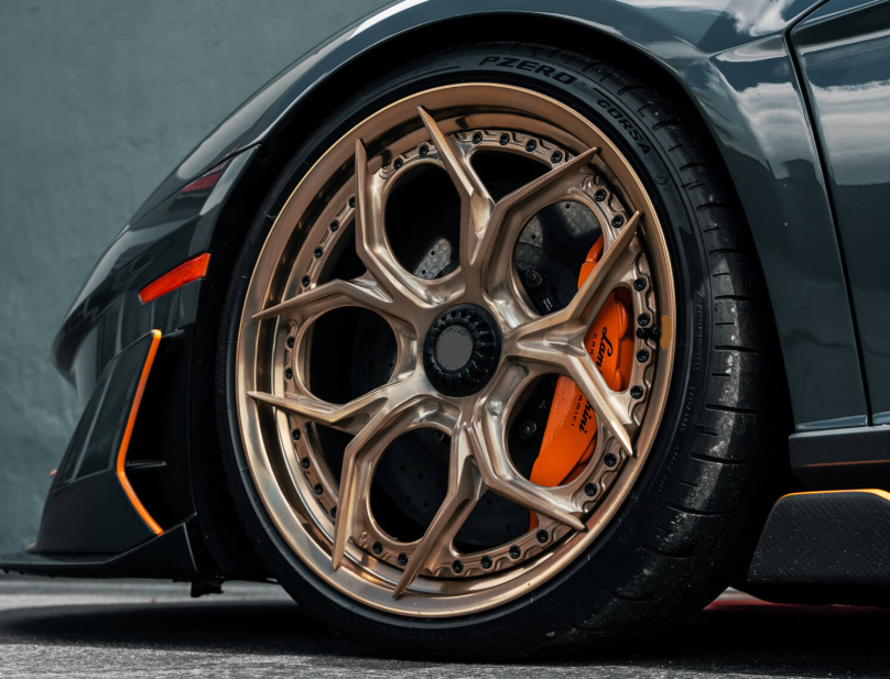 FORGED WHEELS FOR LAMBORGHINI AVENTADOR custom fit AFTERMARKET 3 PIECES ...