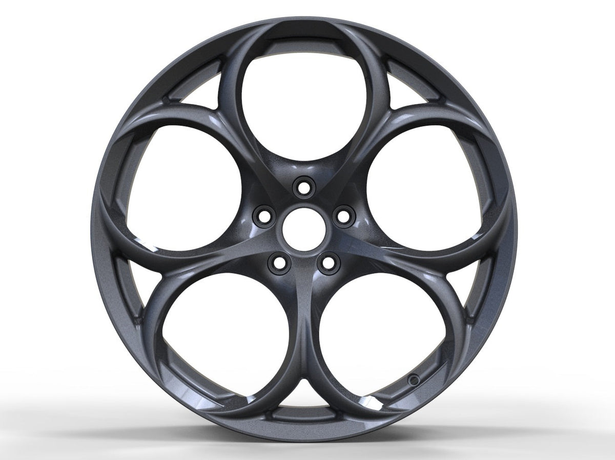 21 INCH FORGED WHEELS RIMS for ALFA ROMEO STELVIO QUADRIFOGLIO 2022 ...